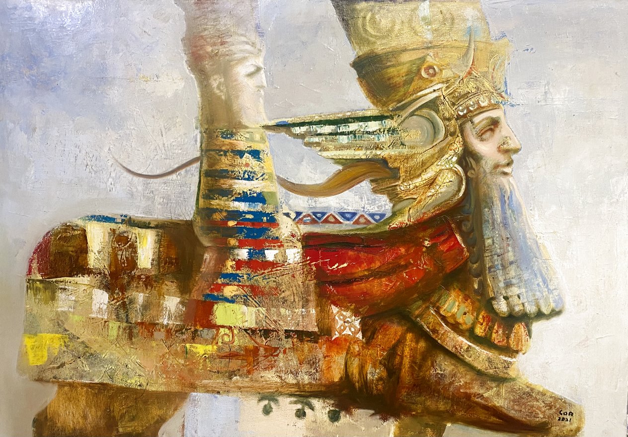 Glory of Urartu, Armenia 2021 Acrylic on Canvas by Gor Abrahamyan - For Sale on Art Brokerage