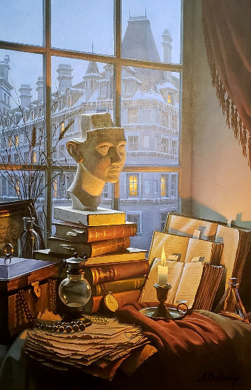 Treasured Past, 45x34, Oil on Canvas, Still Life by Alexei Butirskiy