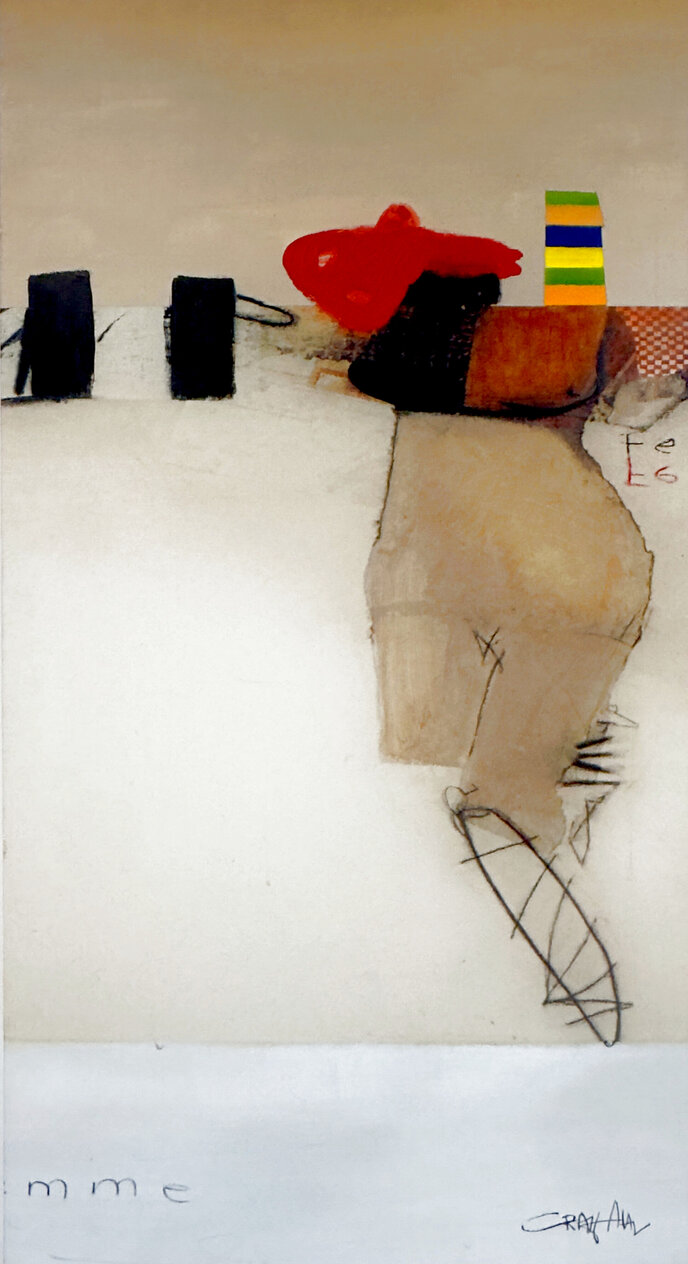 Untitled Abstract Oil on Canvas 60x36 by Craig Alan - For Sale on Art ...