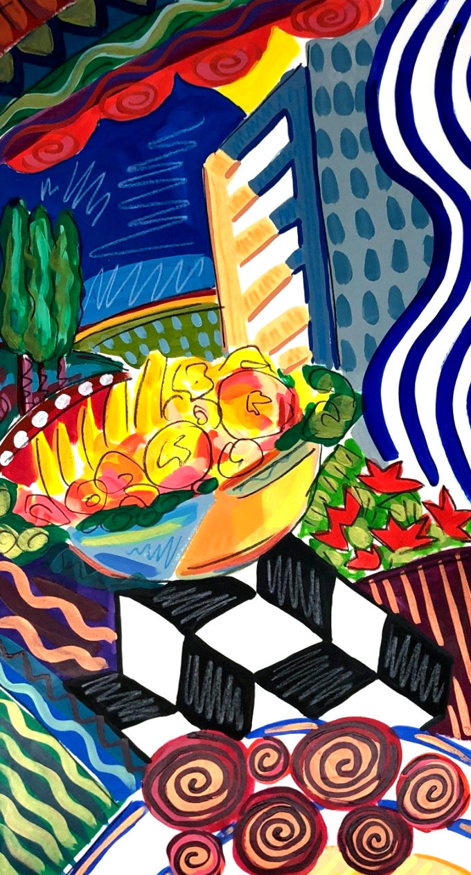 Untitled Painting, Acrylic on Paper, alexander by Jason Alexander - For ...