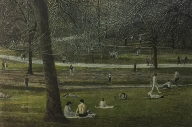 Untitled Park by Harold Altman - For Sale on Art Brokerage
