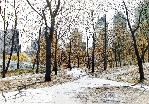 Central Park 1985 by Harold Altman