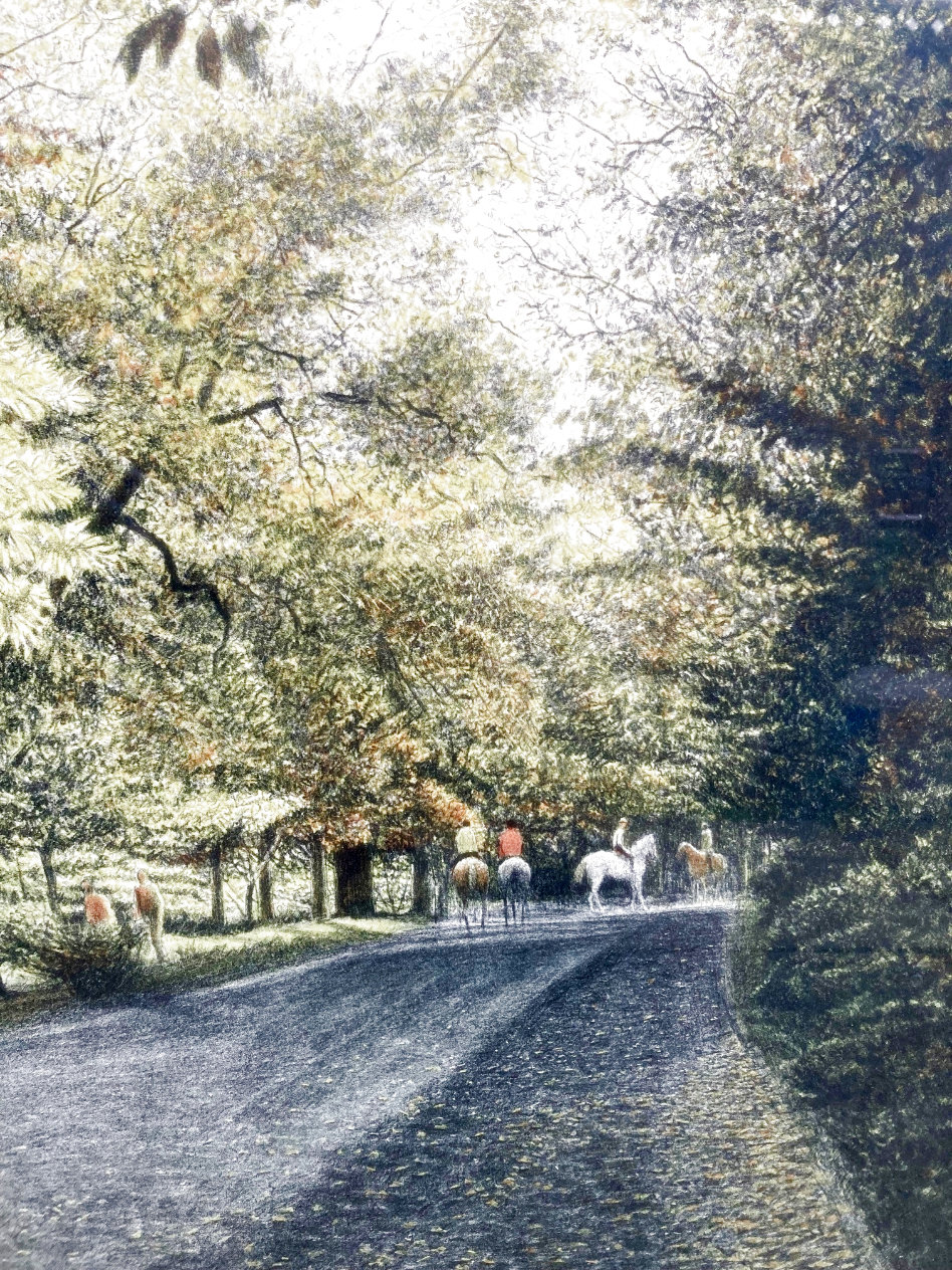 Bridle Path 1984 Lithograph 25x18 by Harold Altman - For Sale on Art ...
