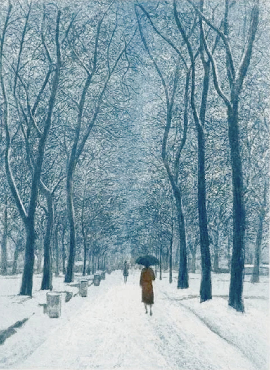 Umbrella Limited Edition Lithograph by Harold Altman - For Sale on Art ...