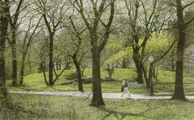 Parc Mont Souris III 1982 by Harold Altman