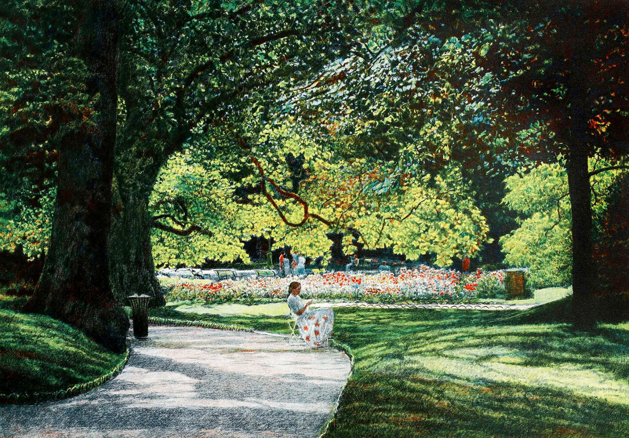 Reader 1987 Limited Edition Lithograph by Harold Altman - For Sale on ...