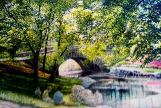 Parc Mont Souris III 1982 by Harold Altman