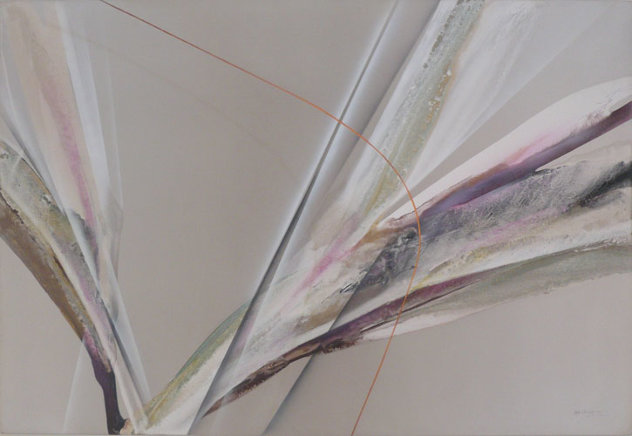 Untitled Abstract Painting 1985 by Elba Alvarez - For Sale on Art Brokerage