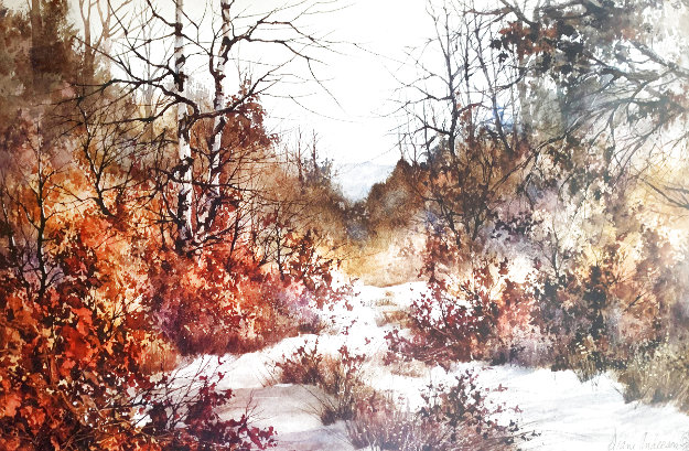 Diane Anderson , print, Autumn Woods by Diane Anderson - For Sale on ...