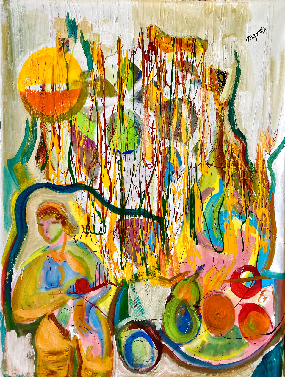 Illusions 2019 Mixed Media 60x48 by Giora Angres - For Sale on Art ...