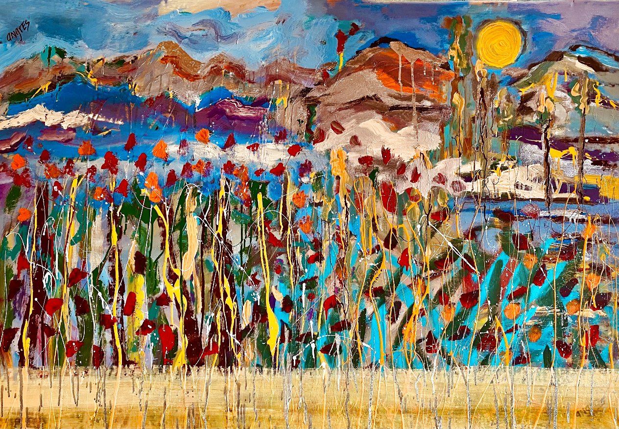Spring Bloom 2021 Mixed Media on Canvas by Giora Angres - For Sale on ...