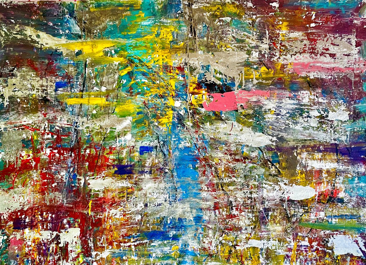 Faces in the Mirror 2023 Oil on Canvas by Giora Angres - For Sale on ...