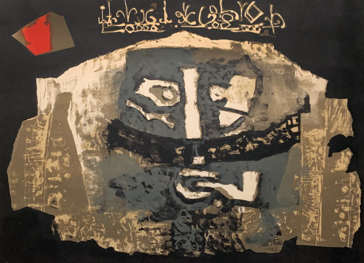 antoni clave print, abstract lithograph by Antoni Clave