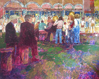 Luna Park 1938 Framed Oil on Canvas 54x66 by Anton Sipos - For Sale on ...