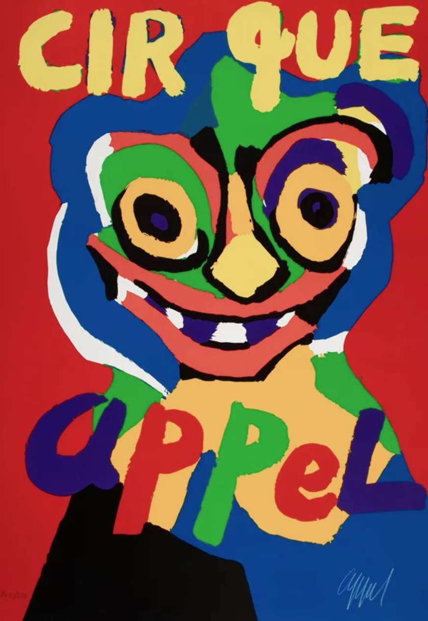 Cirque 1970 Limited Edition Lithograph by Karel Appel - For Sale on Art ...