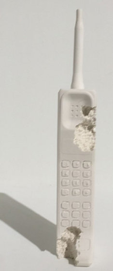 Mobile Phone (Future Relic Dafr-01) Plaster and Glass Sculpture 2013 11 ...