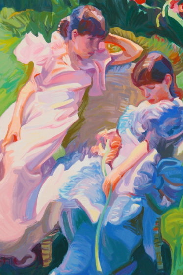 Hawaiian Ginger, Serigraph on Paper, 45x38, by John Asaro