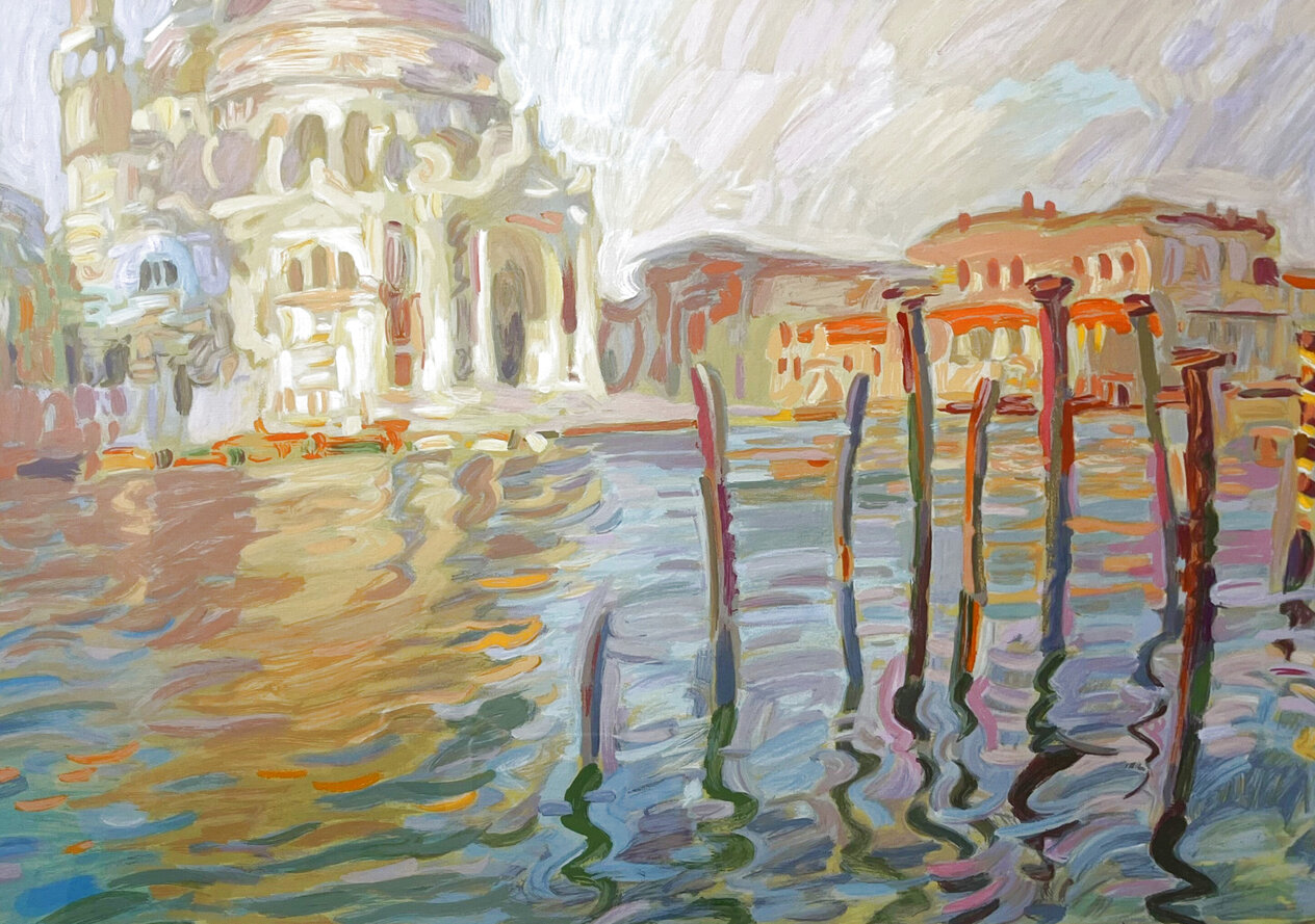 Santa Maria Della Salute: Sunrise PP 1995 Framed Limited Edition ...