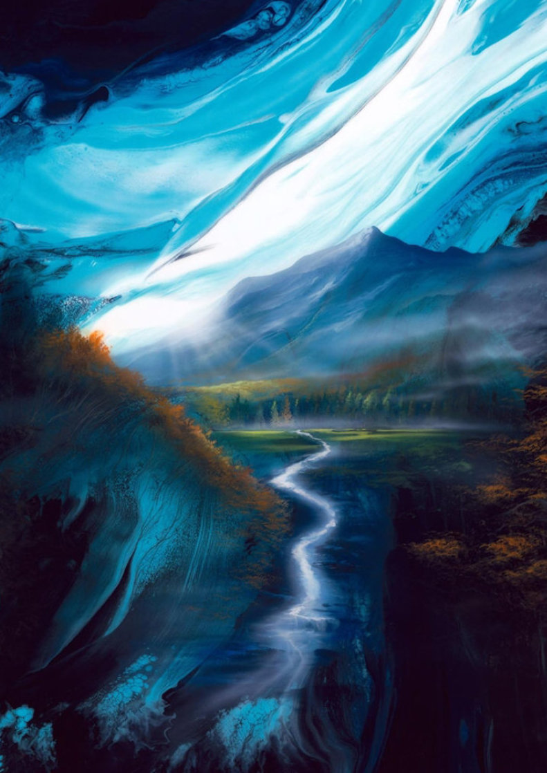 Ashton HowardInto the Wild Unique , digital multiple on aluminum by ...