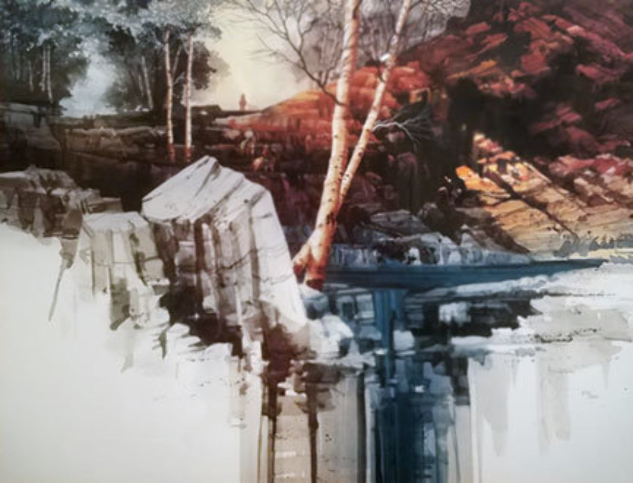 Michael Atkinson Aspen Winter landscape, natural world by Michael Atkinson