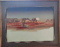 Pueblo Sunset 1988 Lithograph 16x12 by Michael Atkinson - For Sale on ...
