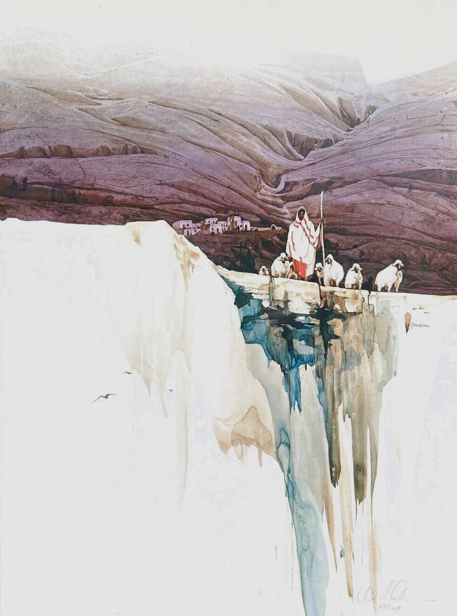 Pueblo Sentinel Limited Edition Lithograph by Michael Atkinson - For ...