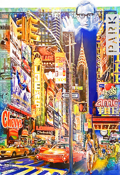 Downtown, 1985, Lithograph, 30x23, by Daniel Authouart - For Sale on ...