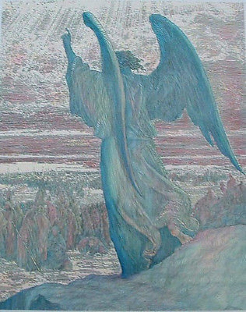 Angel And Joshua, Dore by Guillaume Azoulay - For Sale on Art Brokerage