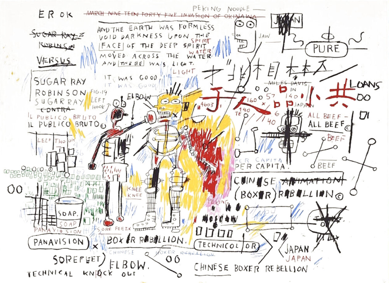 Boxer Rebellion 2018 Limited Edition Screenprint by Jean Michel Basquiat - For Sale on Art Brokerage