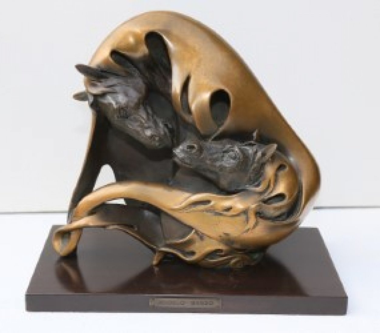 Untitled Bronze Sculpture 10 in by Angelo Basso