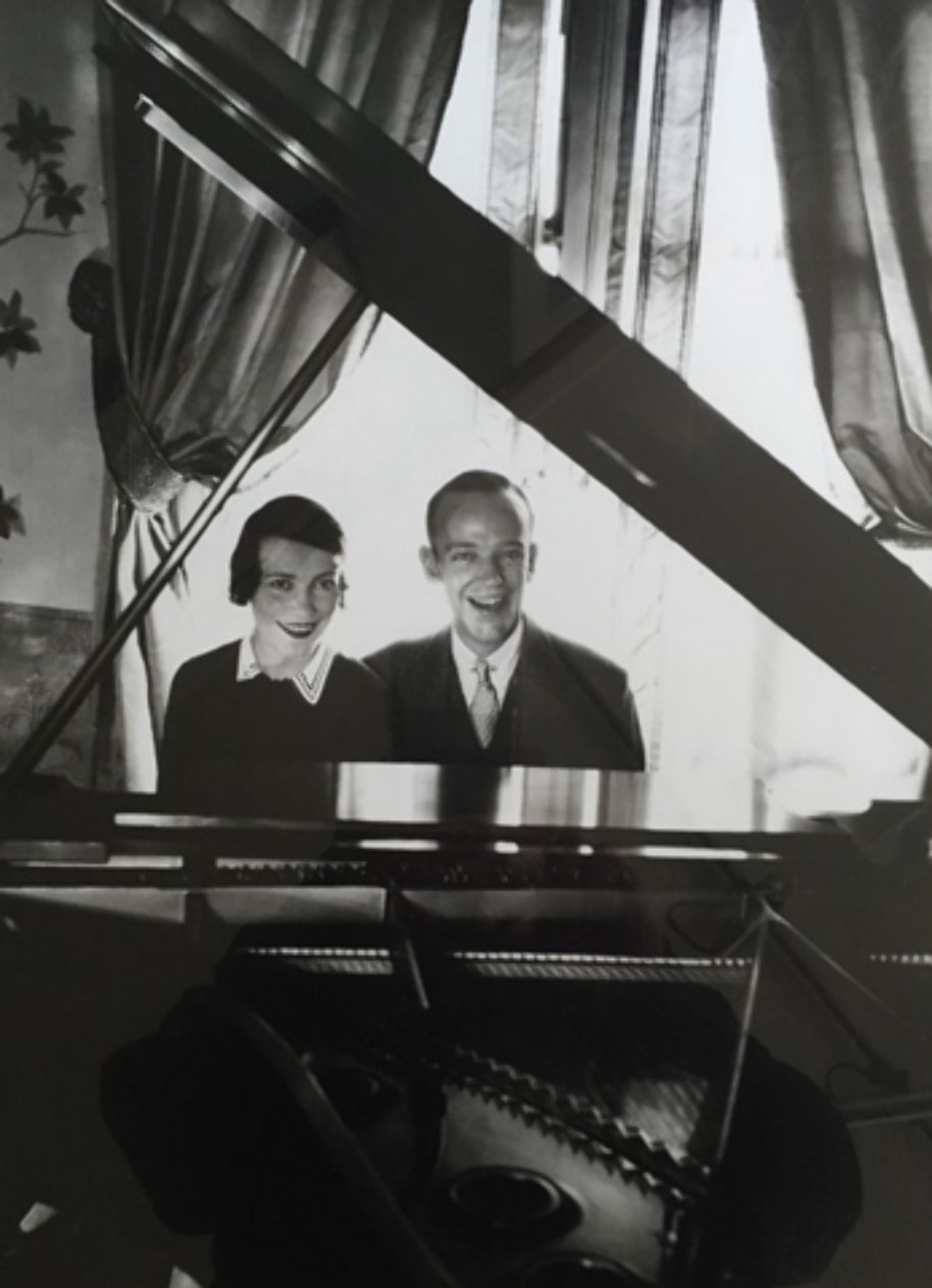 Fred Astaire And His Sister Adele Sitting At a Piano 1929 by Cecil ...