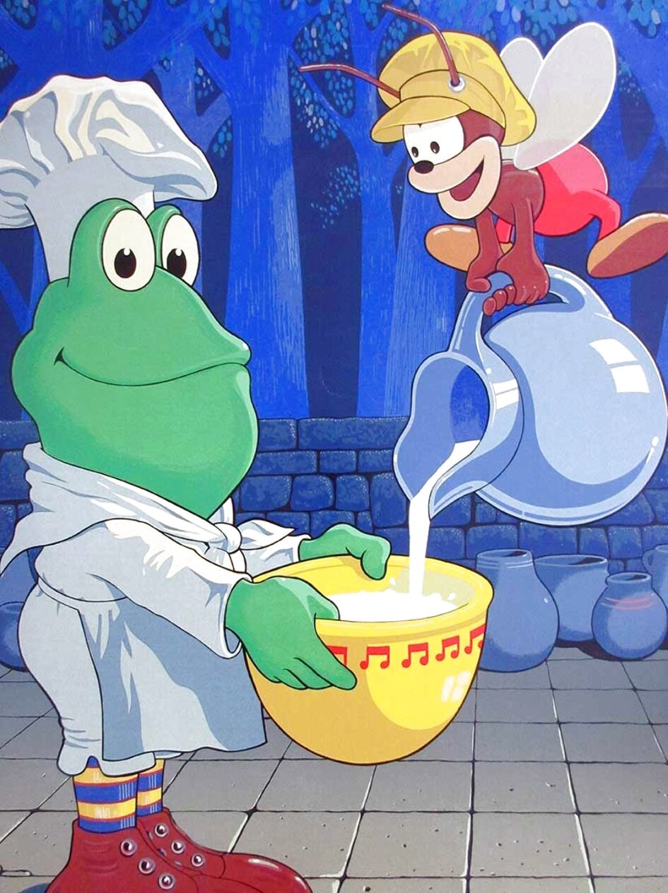 Frog Baker Limited Edition Lithograph by Michael Bedard - For Sale on Art Brokerage