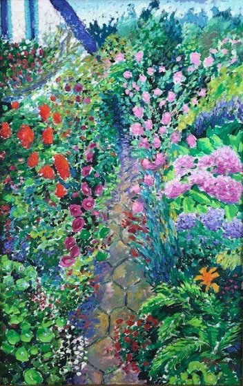 Impressionist, Guy Begin Enchantment Perfume original painting by Guy ...