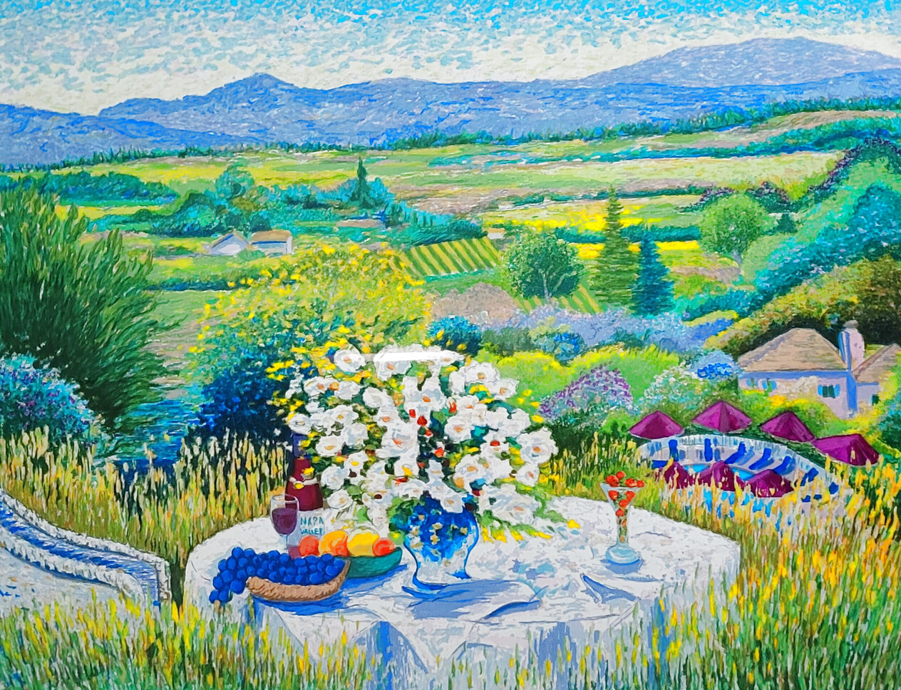 Napa Valley Perfume 1998 Limited Edition Serigraph by Guy Begin - For ...