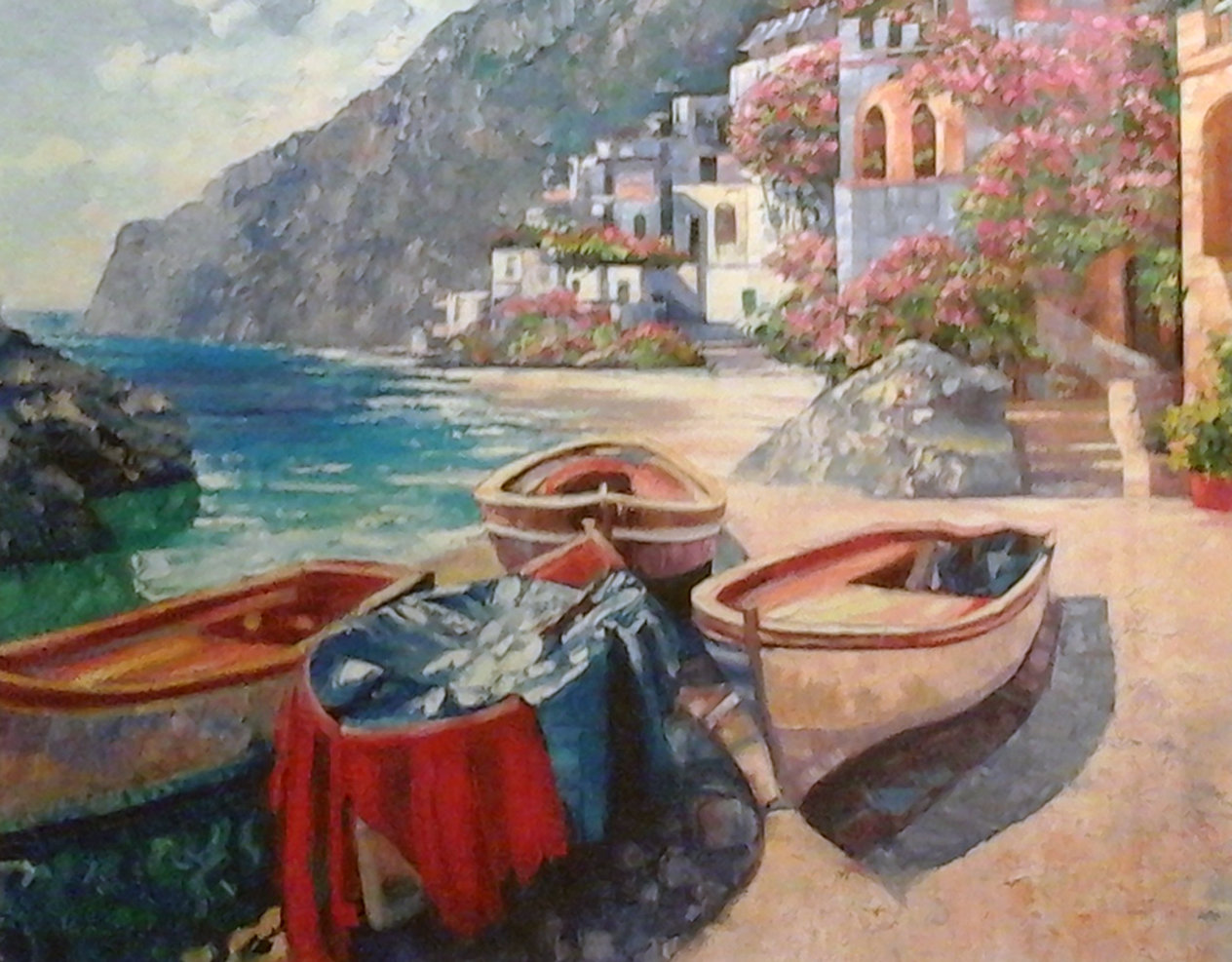 Capri Boats 2007 - Italy by Howard Behrens - For Sale on Art Brokerage
