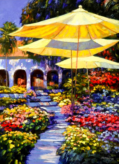 Mediterranean Gardens Limited Edition Giclee on Canvas by Howard ...
