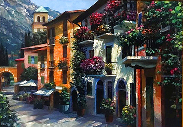 Steps of St. Tropez 1996 by Howard Behrens