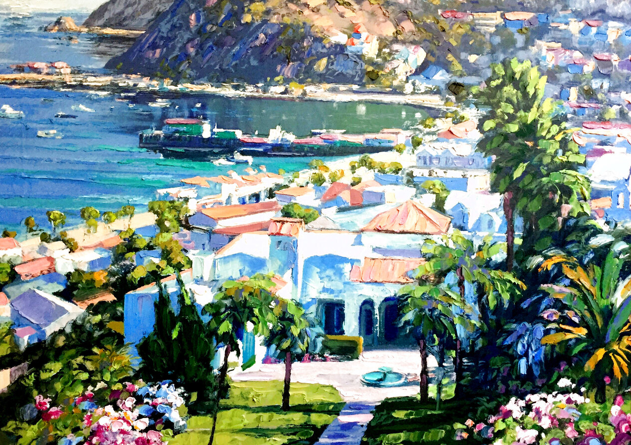 Catalina Island 1989 Limited Edition Lithograph by Howard Behrens - For ...