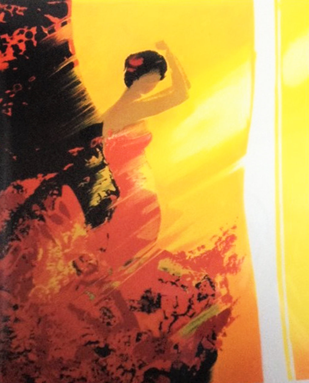 Music, dancer, Spanish, flamenco art by emile bellet by Emile Bellet ...