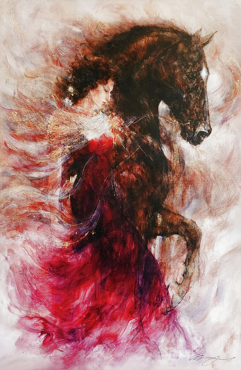 Midnight Star Limited Edition Embellished Giclee on Canvas by Gary ...