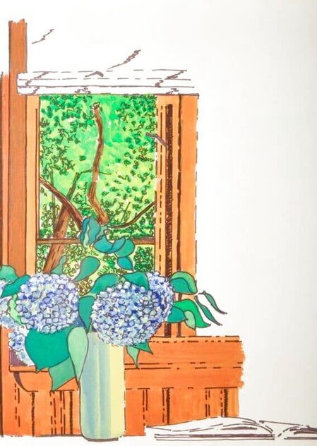 Den Bosch, Holland Framed Watercolor 15x22 by Tony Bennett - For Sale ...