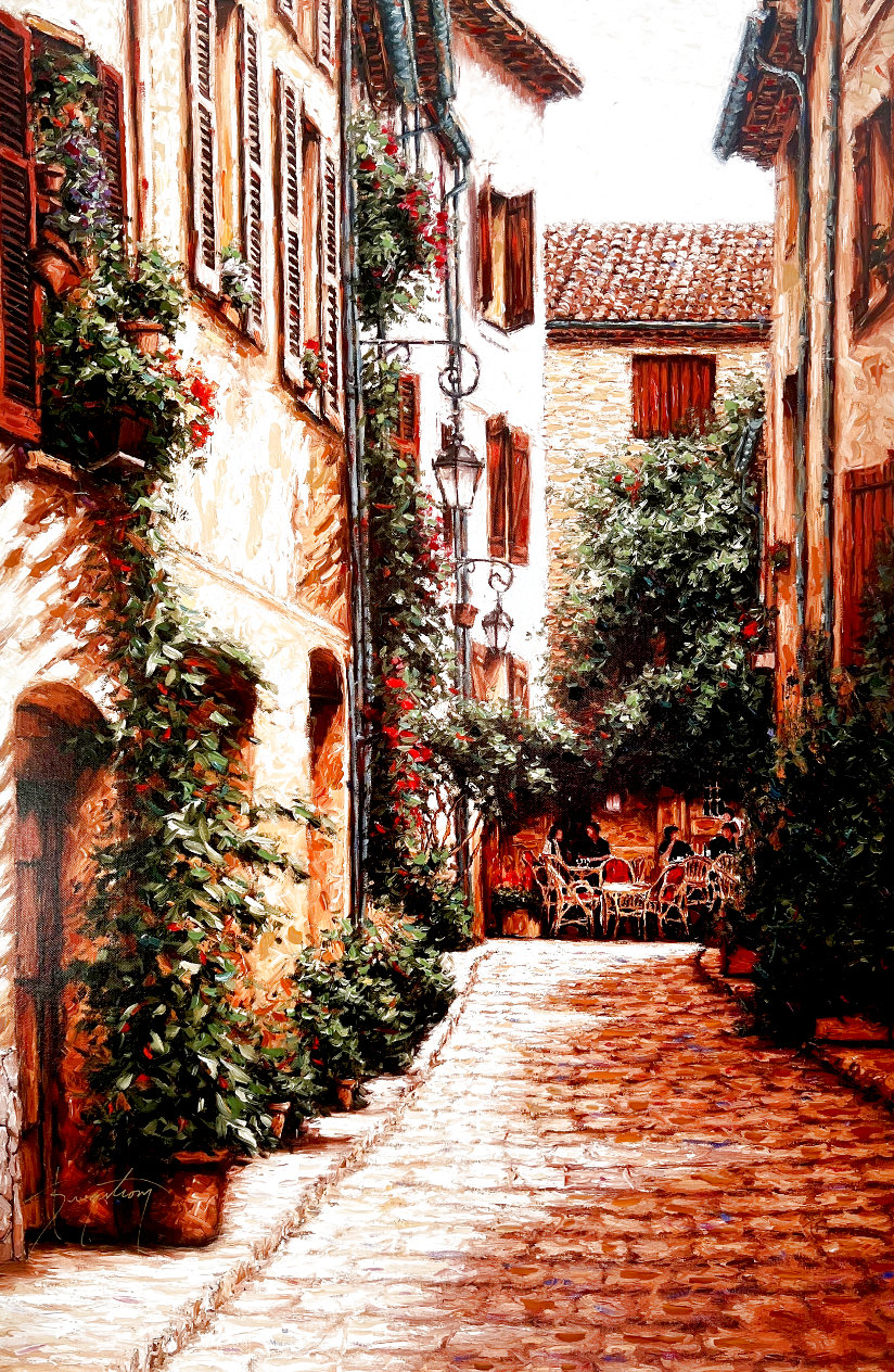 Amici E Vicini 2005 Giclee on Canvas 36x24 by Stephen Bergstrom - For ...