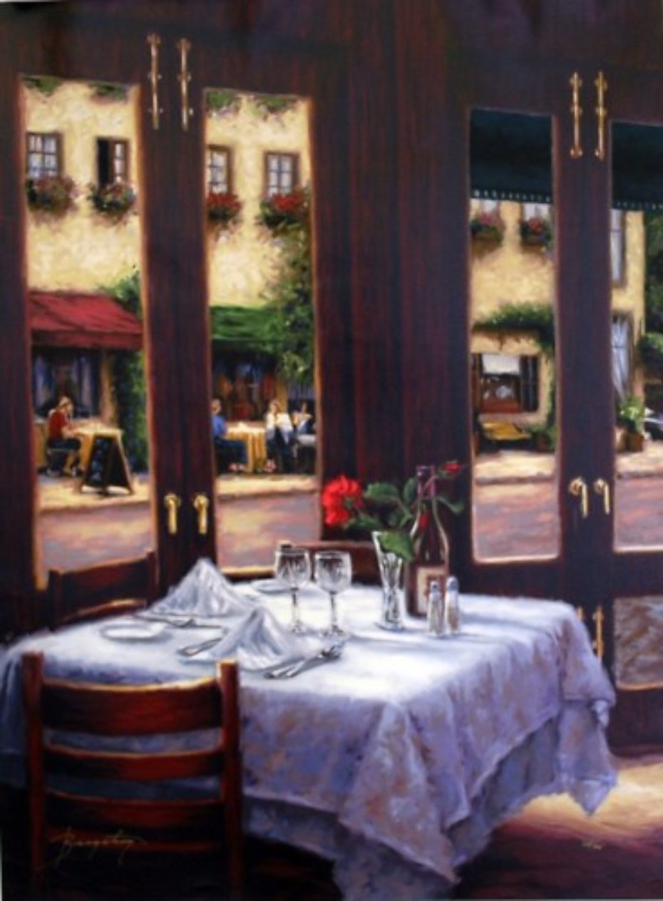 Table For Two by Stephen Bergstrom - For Sale on Art Brokerage