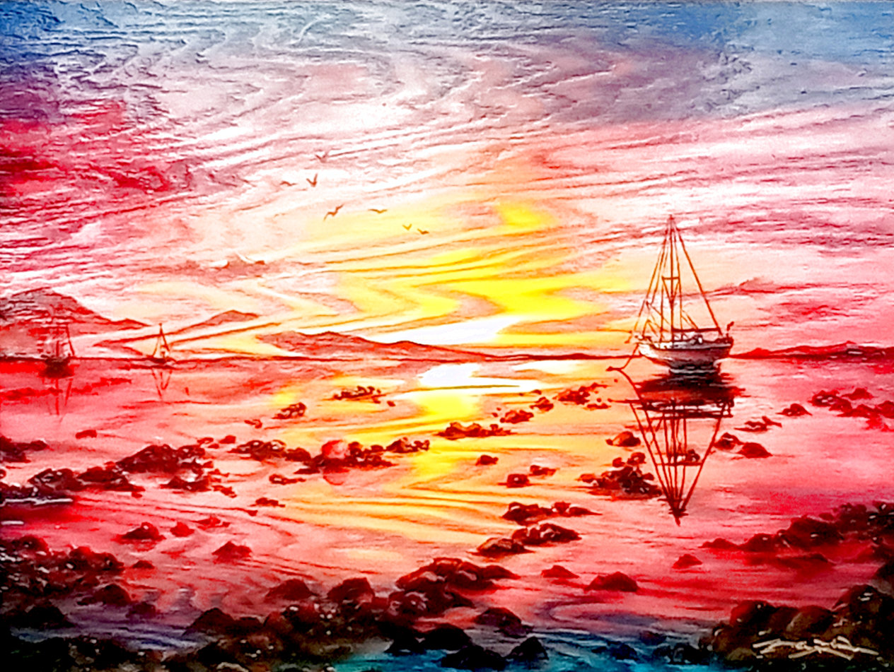 End of the Line 2020 Oil on Wood by Matt Beyrer - For Sale on Art Brokerage