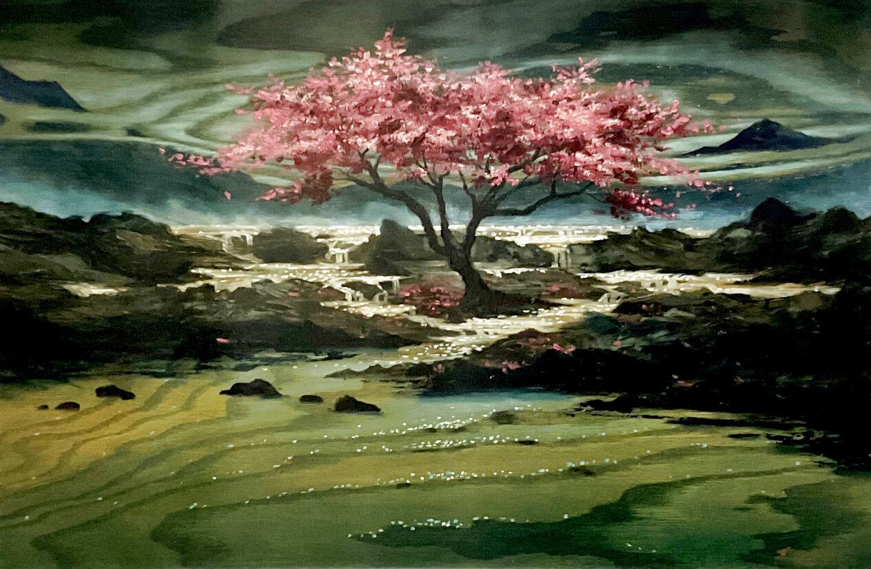 Balance 2017 Oil on Wood by Matt Beyrer - For Sale on Art Brokerage