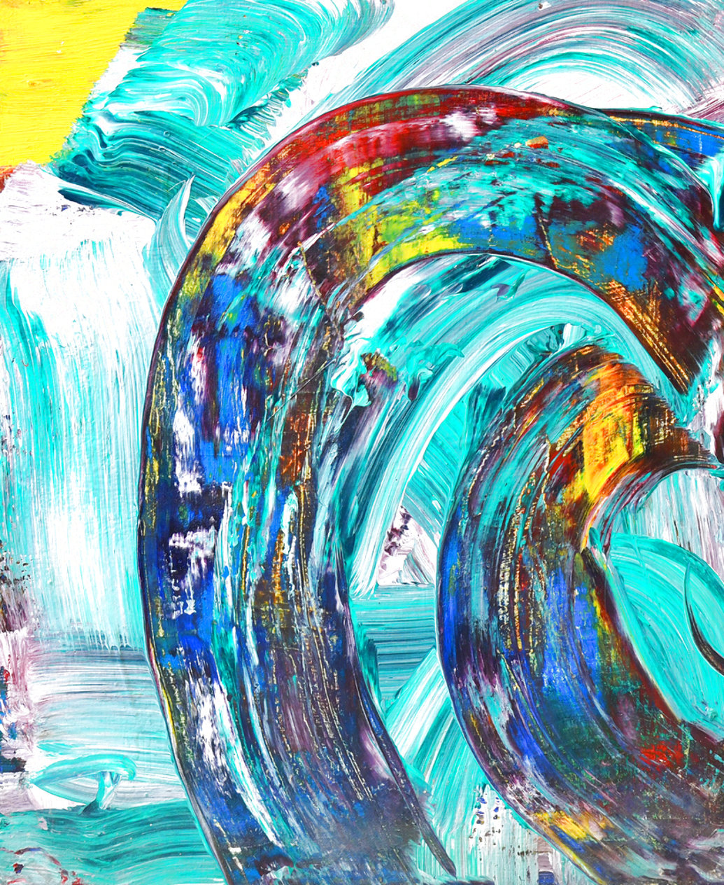 Frances Bildner, Building Bridges, 2020 , original painting by Frances ...