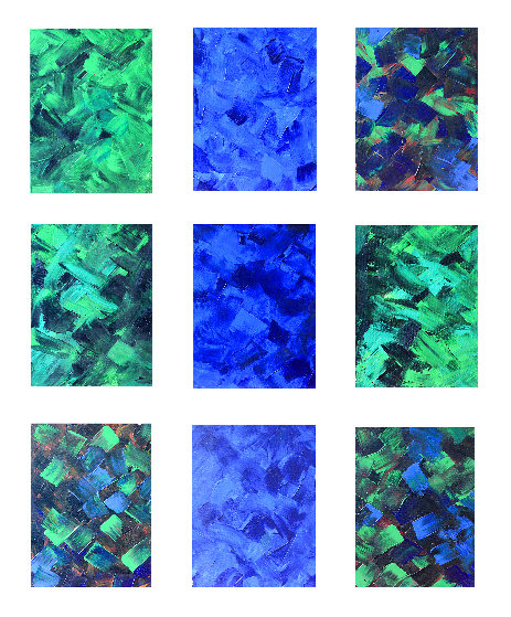 Frances Bildner, Untitled Painting, In 9 Clusters, 2021 by Frances ...