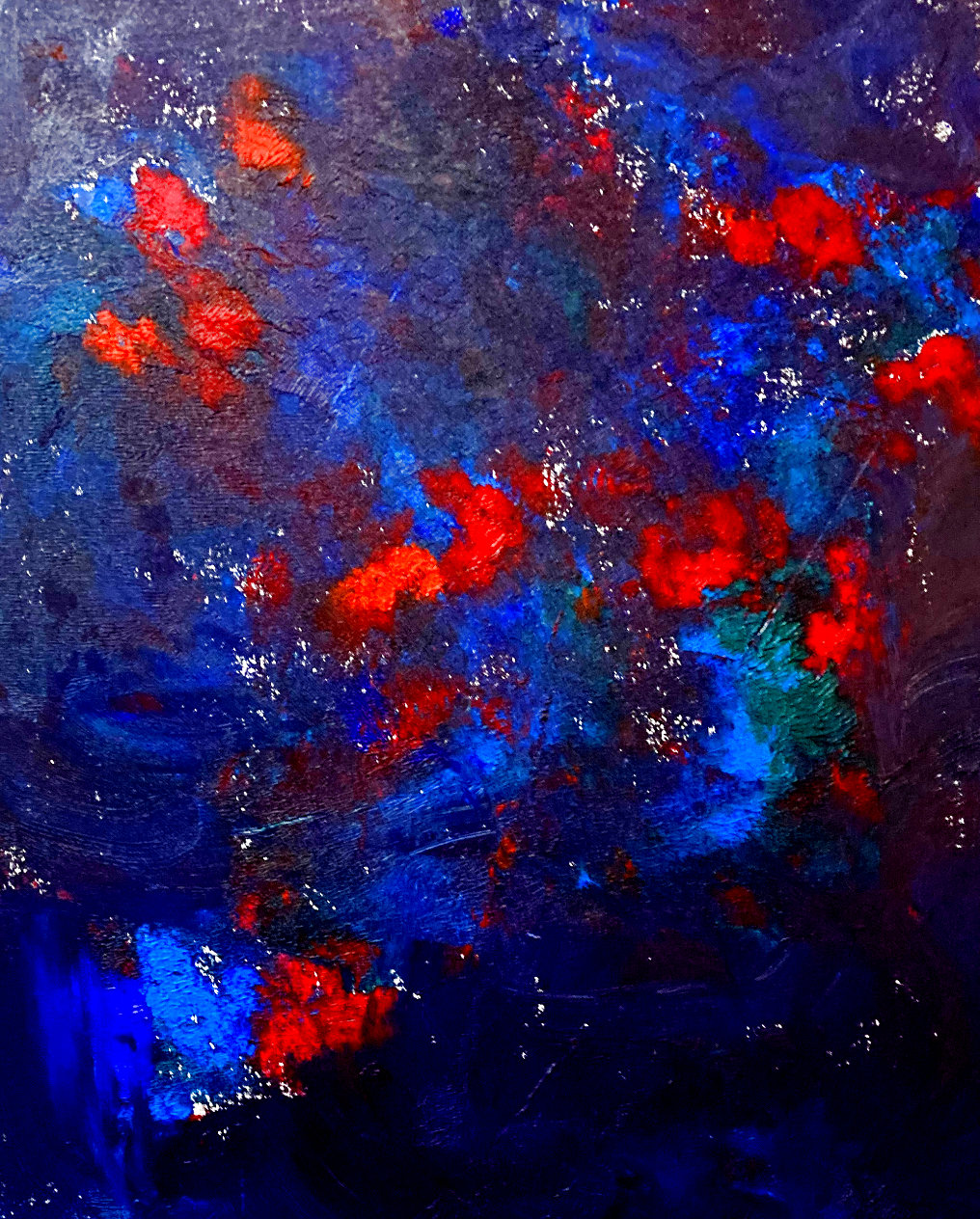 Poppies 2022 Acrylic on Canvas 24x20 by Frances Bildner - For Sale on ...