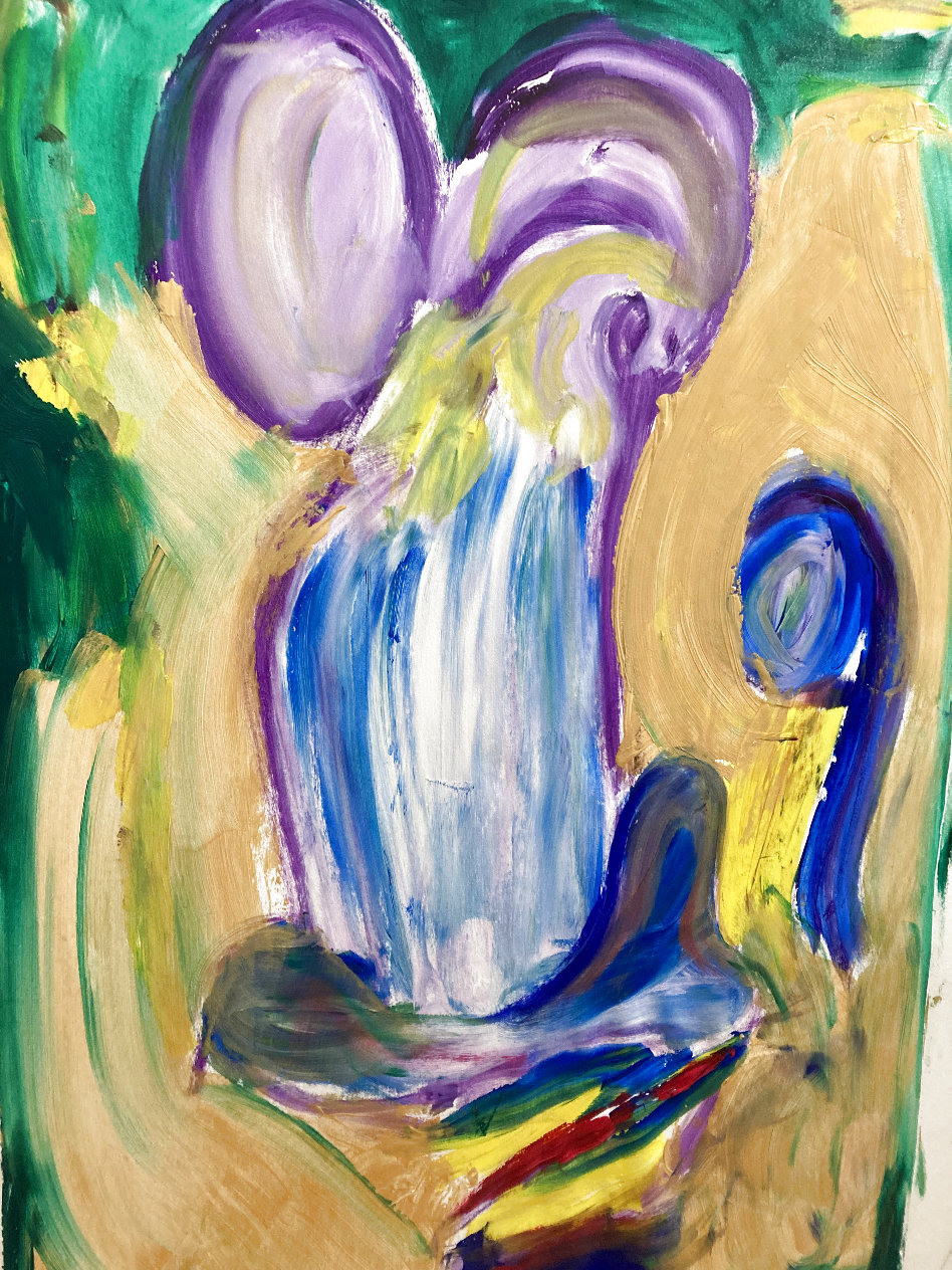 Untitled Abstract 2024 Acrylic on Canvas by Frances Bildner - For Sale ...