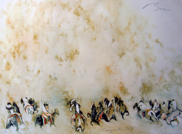 Turning in War Dust 1984 - Huge by Earl Biss - For Sale on Art Brokerage